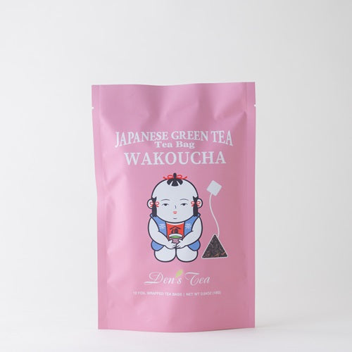Wakoucha Tea Bags in Den-chan Pouch – Den's Tea Wholesale